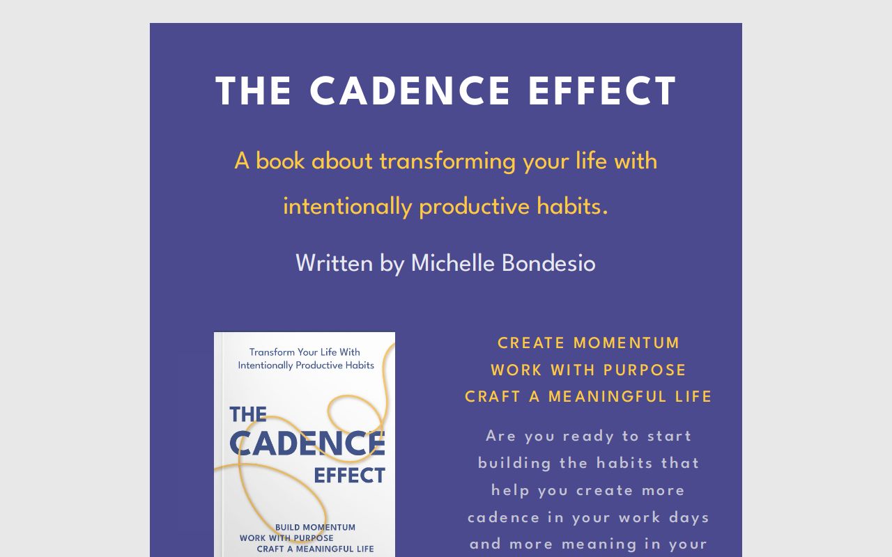 The Cadence Effect Book